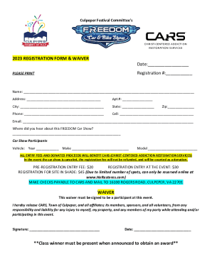 Fillable Online Outdoor Festival Application Form (100-499) Fax Email ...