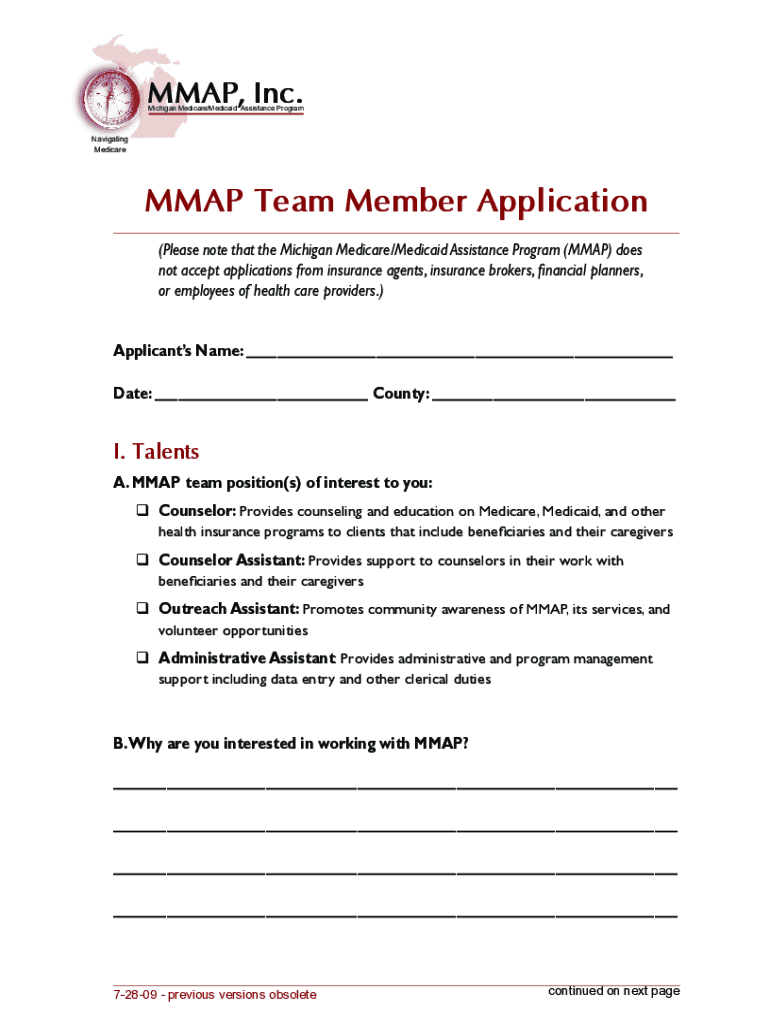 Fillable Online MMAP Inc.Let MMAP Be Your Guide Fax Email Print - pdfFiller