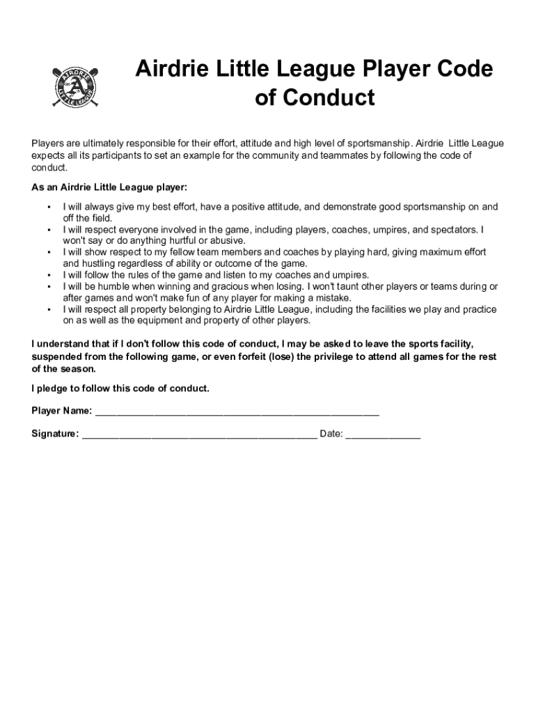 Fillable Online Divisions - North West Little League Baseball ...