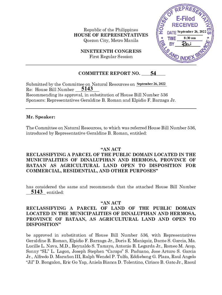 Fillable Online Re: House Bill Number Fax Email Print - pdfFiller