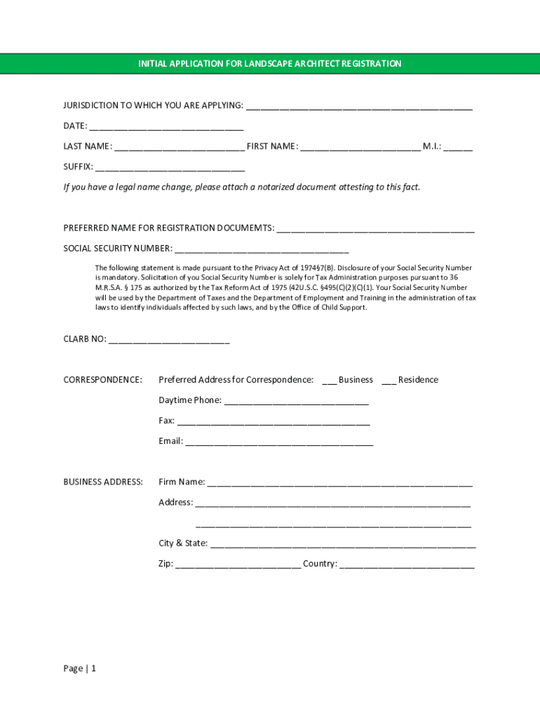 Fillable Online APPLICATION CHECKLIST LANDSCAPE PLAN Fax Email Print ...