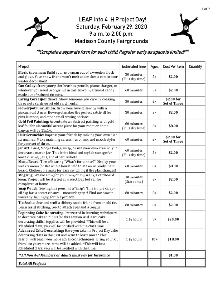 Fillable Online extension unl 4-H Family Newsletter 4-H Drive-by, Drop ...