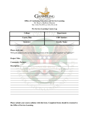 Fillable Online New Grambling State Program Caters To Students ...