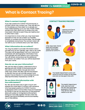 Fillable Online What is Contact Tracing? Fax Email Print - pdfFiller