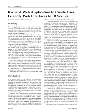 Fillable Online journal r-project The R Journal: Rwui: A web application to create user friendly ...