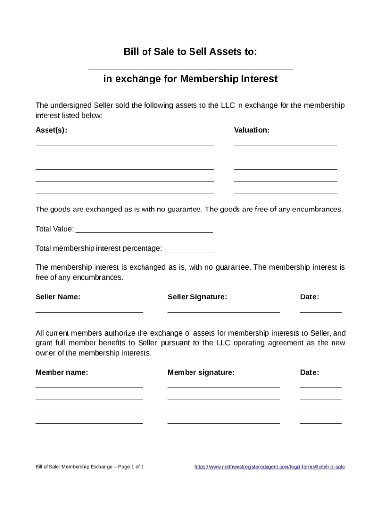 Fillable Online Sale of LLC Interest Agreement Fax Email Print - pdfFiller