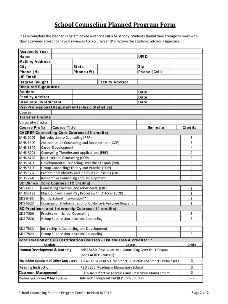 Fillable Online education ufl Google your way to a Comprehensive High ...