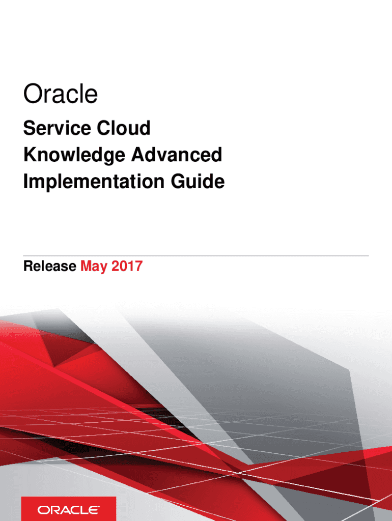 Fillable Online Service Cloud Knowledge Advanced User Guide Fax Email Print - pdfFiller