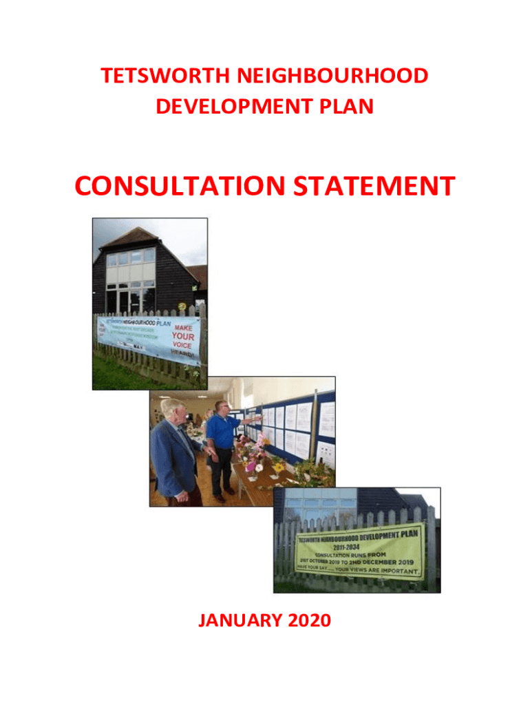 Fillable Online Proposed Tetsworth Neighbourhood Plan Area Consultation ...