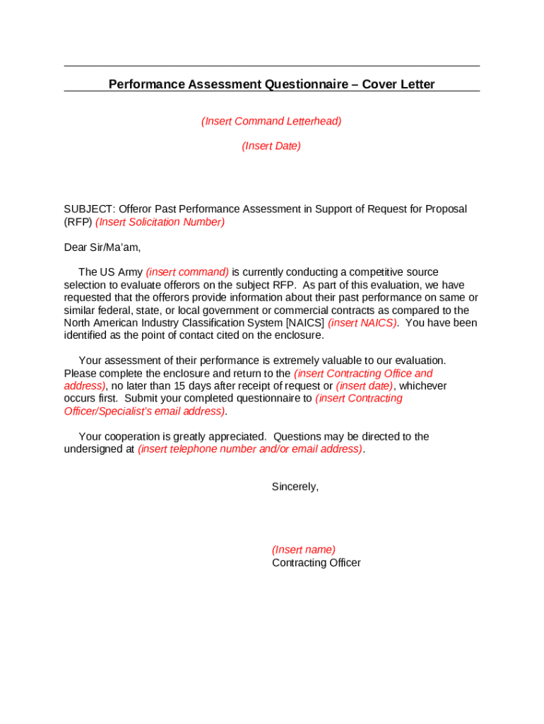 Attachment 01 - Past Perance Questionnaire Cover Letter.doc Doc ...