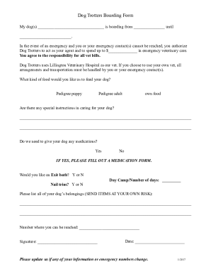 Fillable Online Boarding Check In Form Fax Email Print - pdfFiller