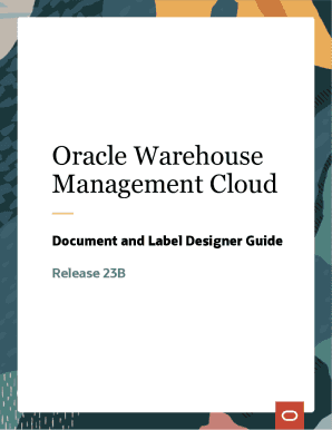 Fillable Online Oracle Warehouse Management Cloud Document and ... Fax ...