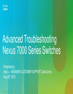 Fillable Online Cisco Nexus 7000 Series Network Analysis Module (NAM ...