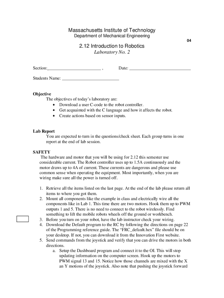 Fillable Online ocw mit A. Michael West Jr. - Massachusetts Institute ...