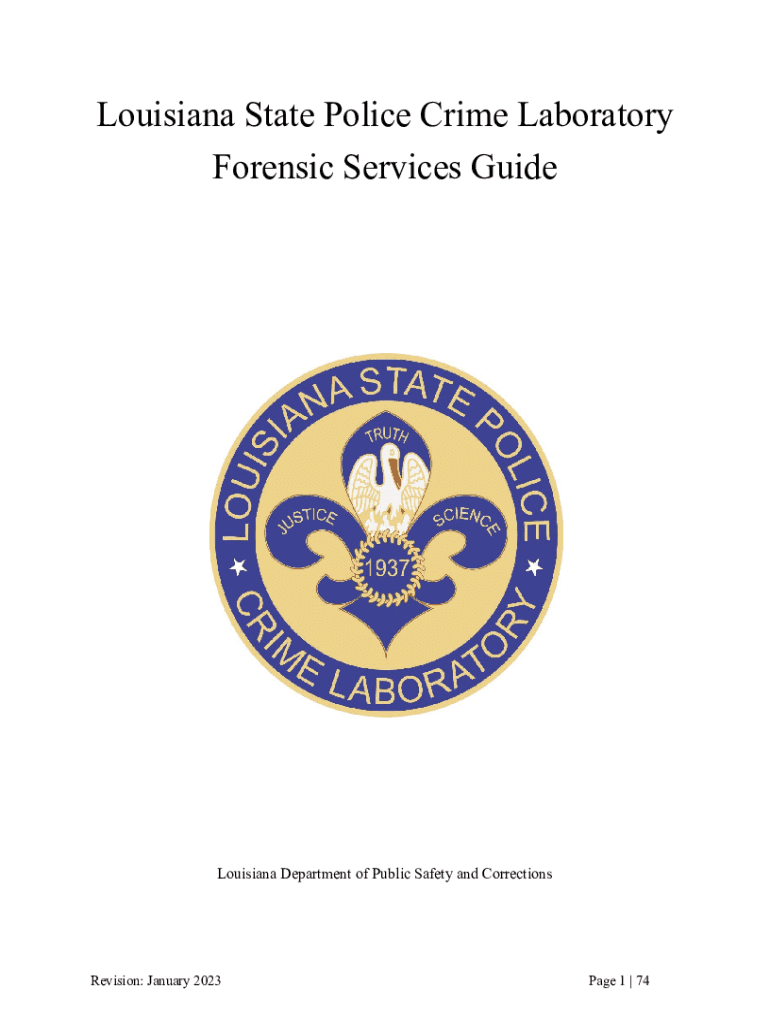 Fillable Online State Crime Laboratory - Arkansas Department of Public Safety Fax Email Print ...