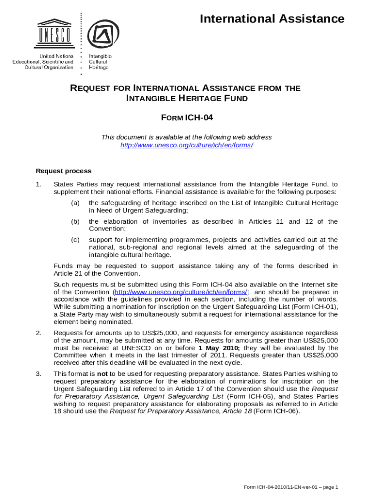 REQUEST FOR INTERNATIONAL ASSISTANCE FROM ... Doc Template | pdfFiller