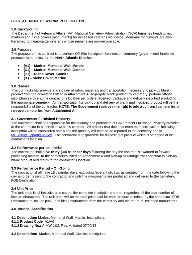 claim for standard government headstone or marker Doc Template | pdfFiller