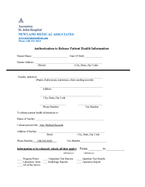 Fillable Online authorization-release-form.pages Fax Email Print ...