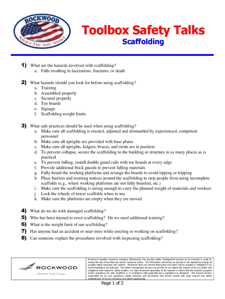 Fillable Online working with scaffolds -- erecting and proper use - SC ... Fillable Online working with scaffolds -- erecting and proper use - SC ...