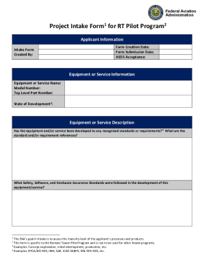 Fillable Online Remote Tower System - Intake Form - Version 1.30.2023 ...