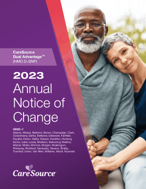 Fillable Online CareSource Dual Advantage (HMO D-SNP) H6396-005-0 Fax ...
