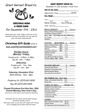 Fillable Online Fresh & Flavorful Cafe Menu For Lunch Or Dinner Fax ...