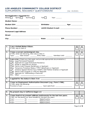 Fillable Online VRC Residency Forms Fax Email Print - pdfFiller