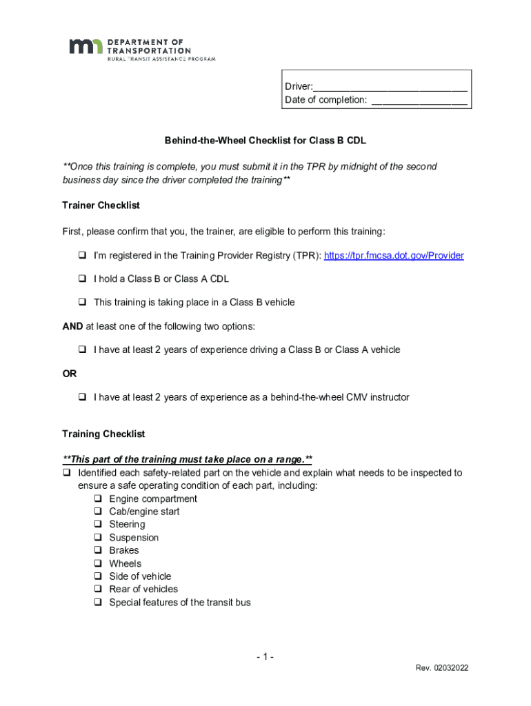 Fillable Online CDL Theory TrainingOhio Department of Transportation ...