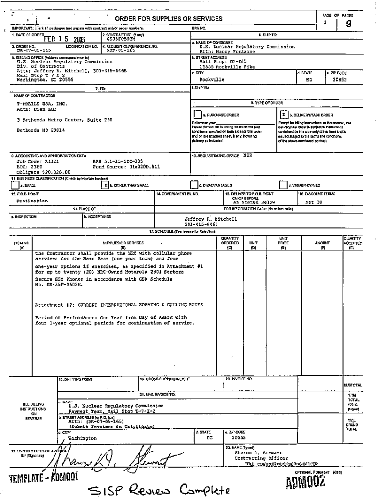 Fillable Online Purchase Order No. DR-07-05-165. Fax Email Print - pdfFiller