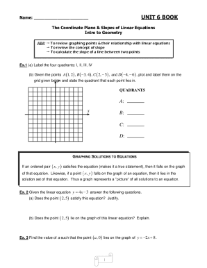 Fillable Online 5th Grade Coordinate Planes Activities Worksheets ...