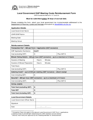Fillable Online Member reimbursement claim form - taxi and parking Fax ...