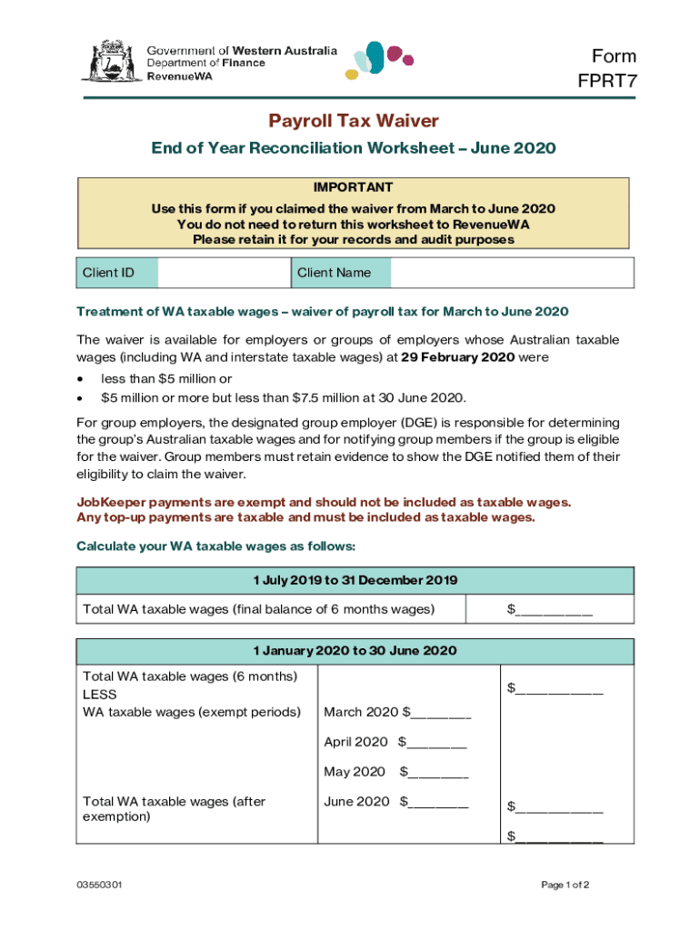 Fillable Online Year-end Reconciliation Worksheet for Forms 941, W-2 ...