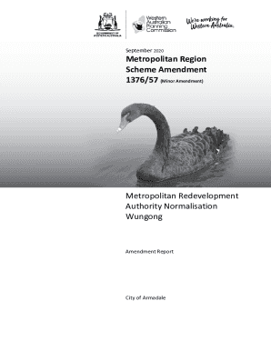 Fillable Online Metropolitan Region Scheme Amendment 1376/57 ...