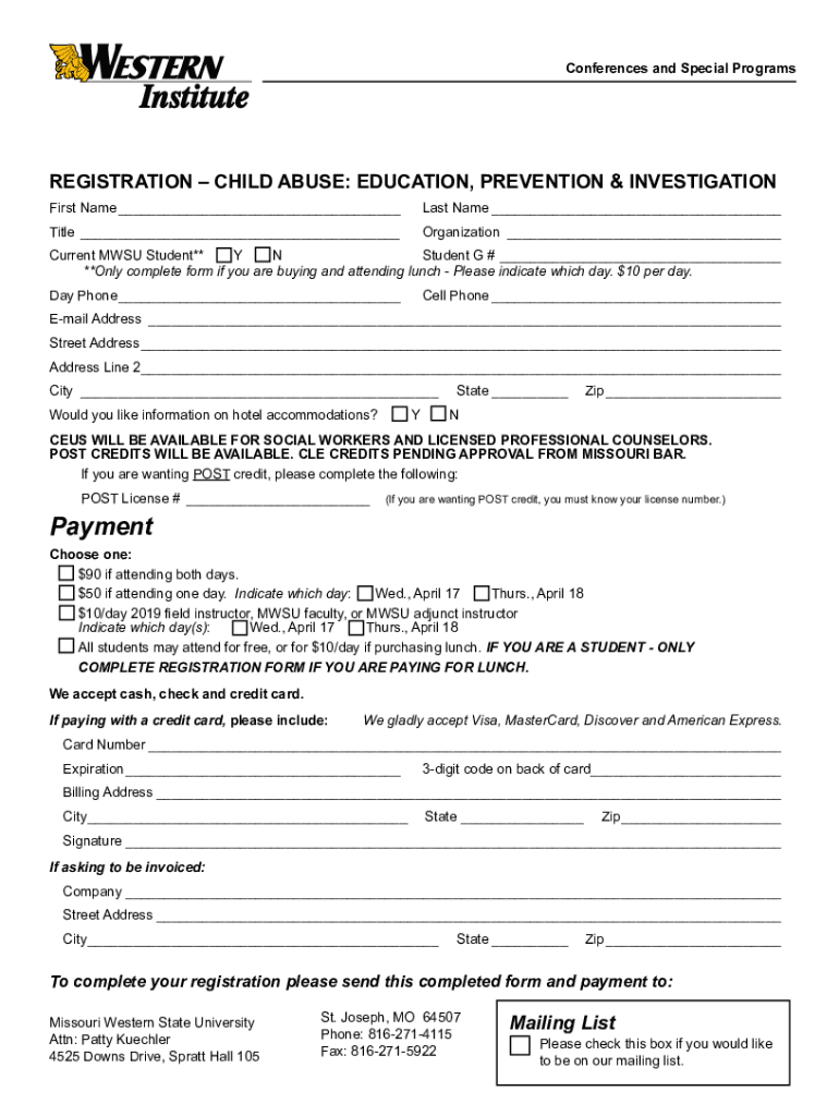 Fillable Online Nevada Child Abuse Prevention & Safety Annual ...