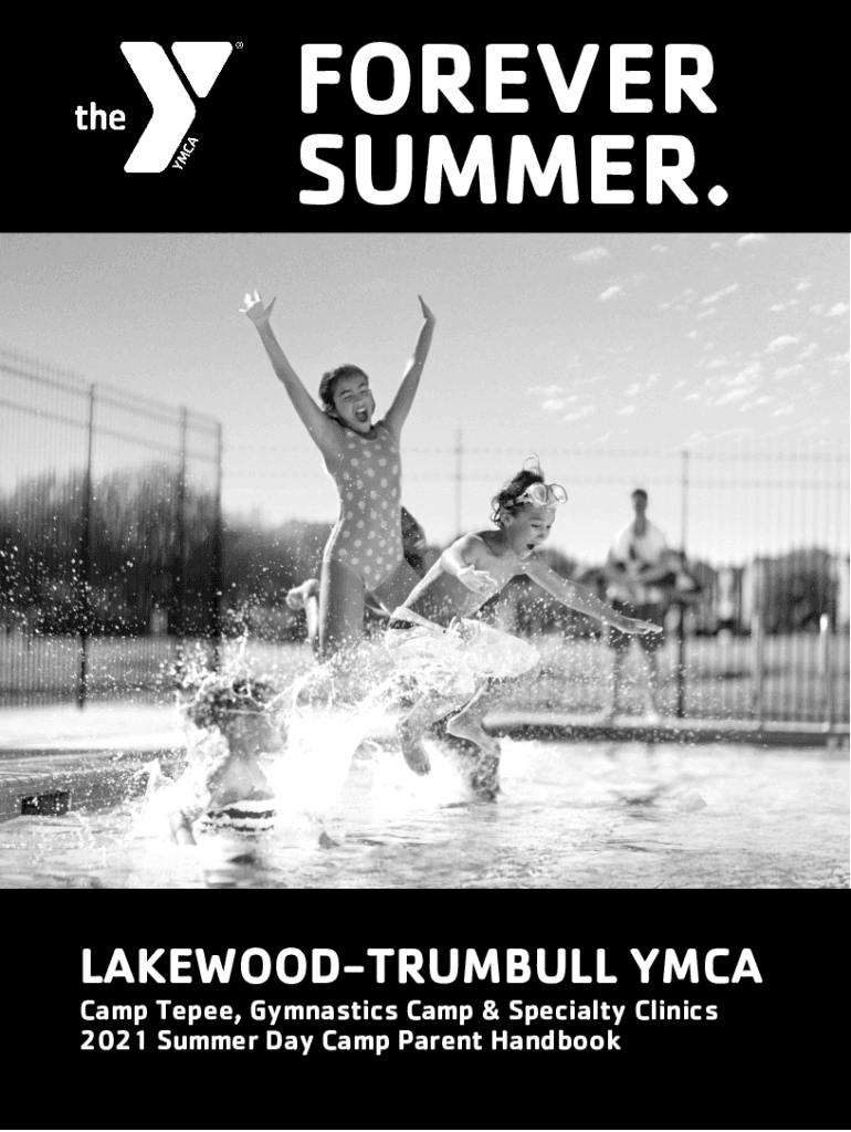 Fillable Online Summer camp brochure template. Outdoor recreation flyer ...