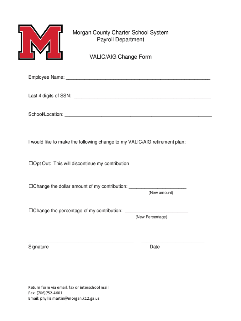 Fillable Online Bryan County School System 403(b) Plan Fax Email Print ...