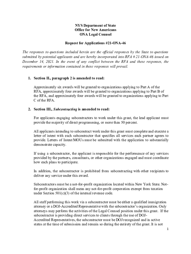 Fillable Online dos ny Office for New Americans (ONA) Staff Attorney ...