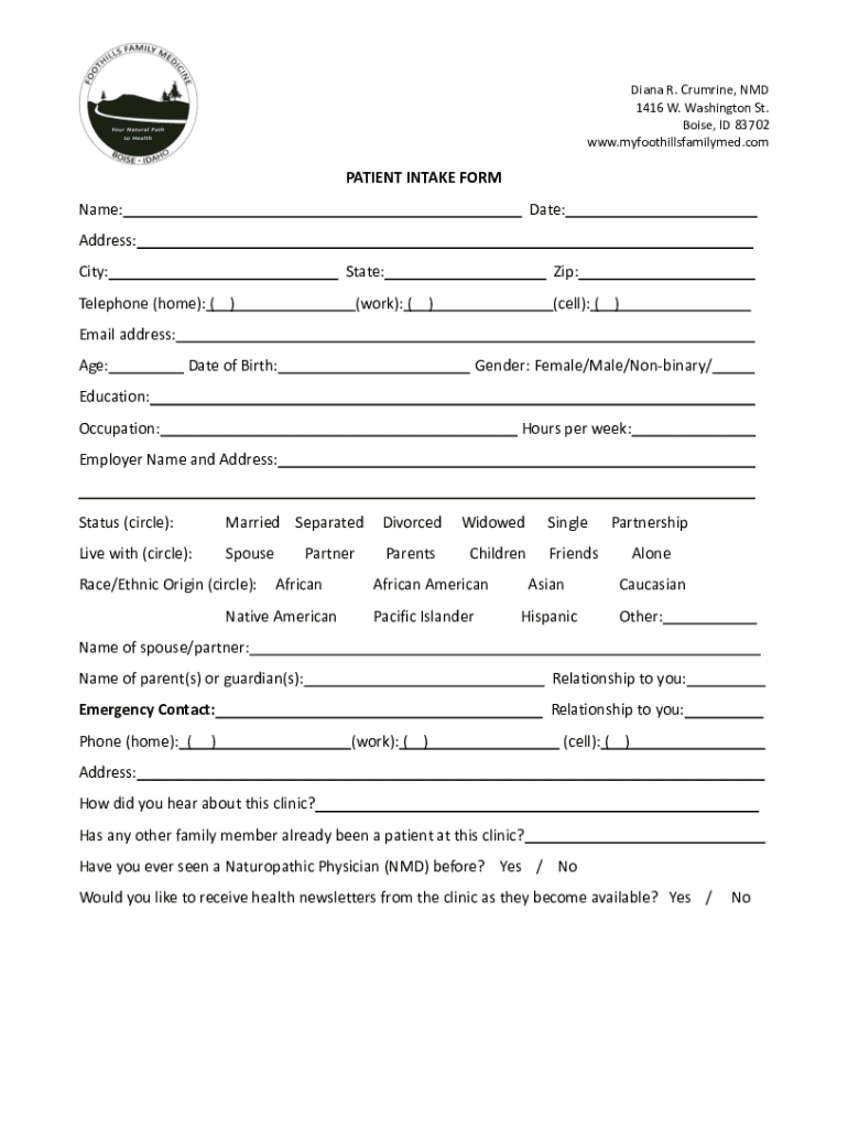 Fillable Online Meet the Physician - Foothills Family Medicine Fax Email Print - pdfFiller