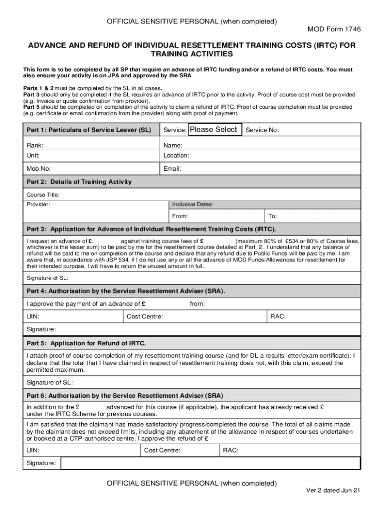 Fillable Online Joint Service Publication (JSP) Part 1 Template Fax ...