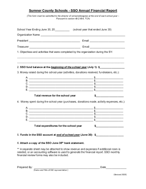 Fillable Online SSO Annual Information Form Fax Email Print - pdfFiller