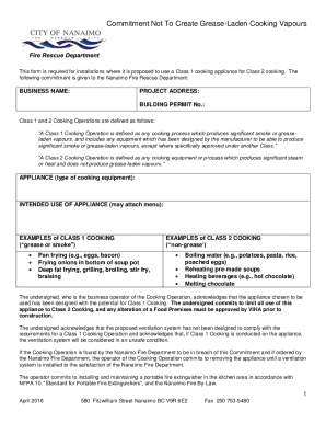 Fillable Online COMMERCIAL KITCHEN HOOD WORKSHEET / ... Fax Email Print ...
