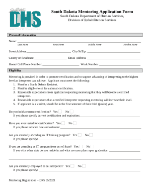 Human Service Agency - dhs sd Doc Template | pdfFiller