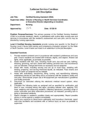 Fillable Online Certified Nursing Assistant (CNA) Fax Email Print ...