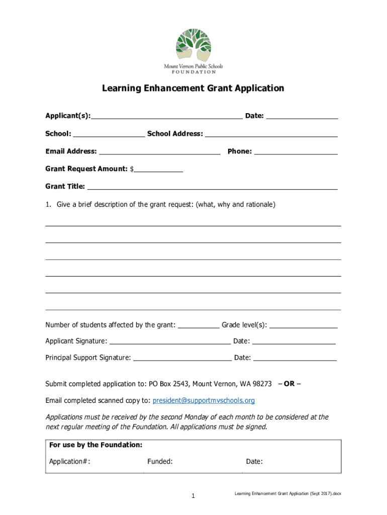 Fillable Online Request for Application (RFA) Improving Educational ...