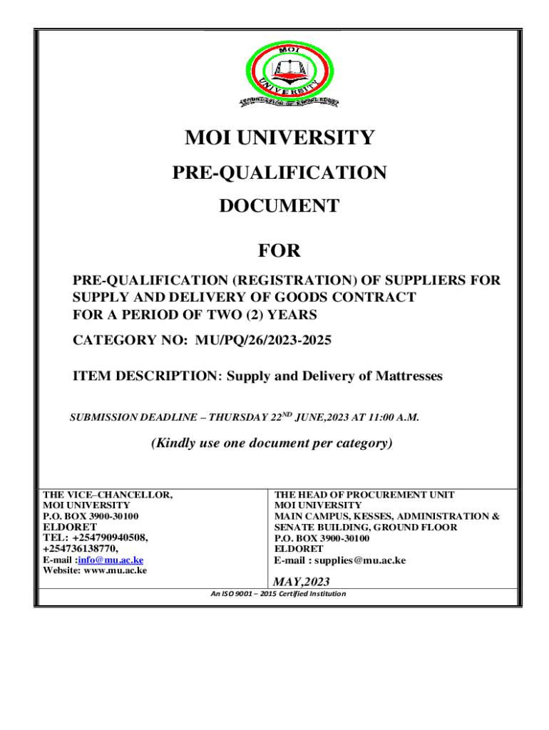 Fillable Online pre-qualification document for Fax Email Print - pdfFiller