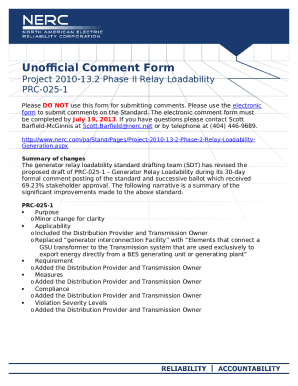 Unofficial Comment . Unofficial Comment Doc Template | pdfFiller