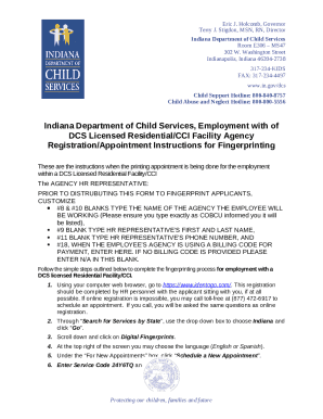 Indiana Department of Child Services, Employment with of ... Doc ...