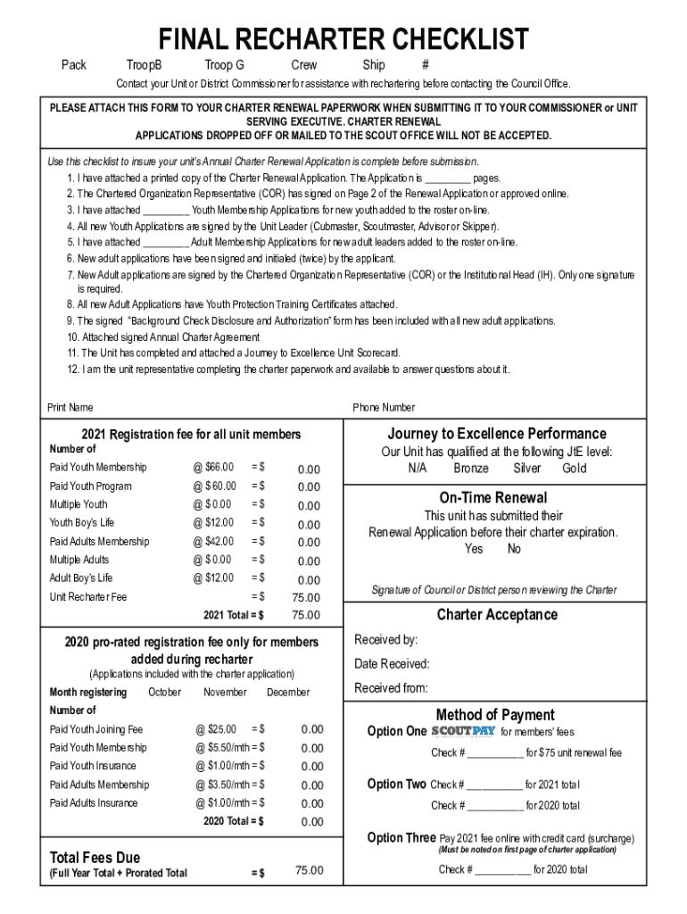 Fillable Online Scouts BSA Recruitment Resources Fax Email Print ...