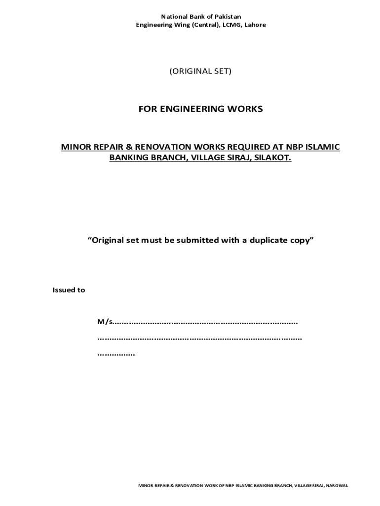 Fillable Online Procurement Wing (Central), LCMG, Lahore Office Fax ...