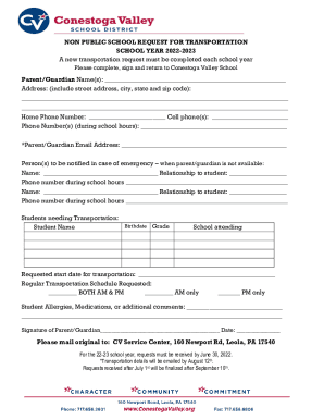 Fillable Online Non Public Transportation Forms 22- ... Fax Email Print ...